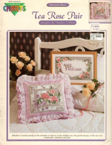 Color Charts TEA ROSE PAIR Sampler