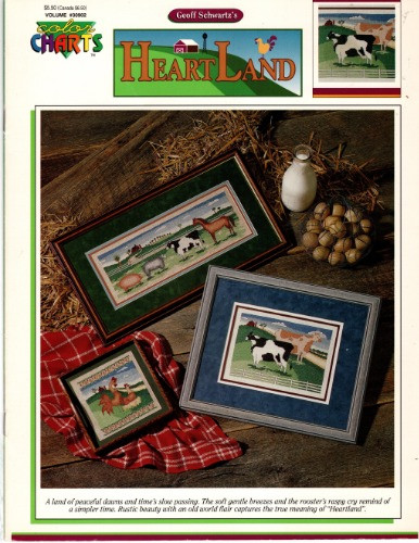 Color Charts HEARTLAND Cow,Horse,Farm