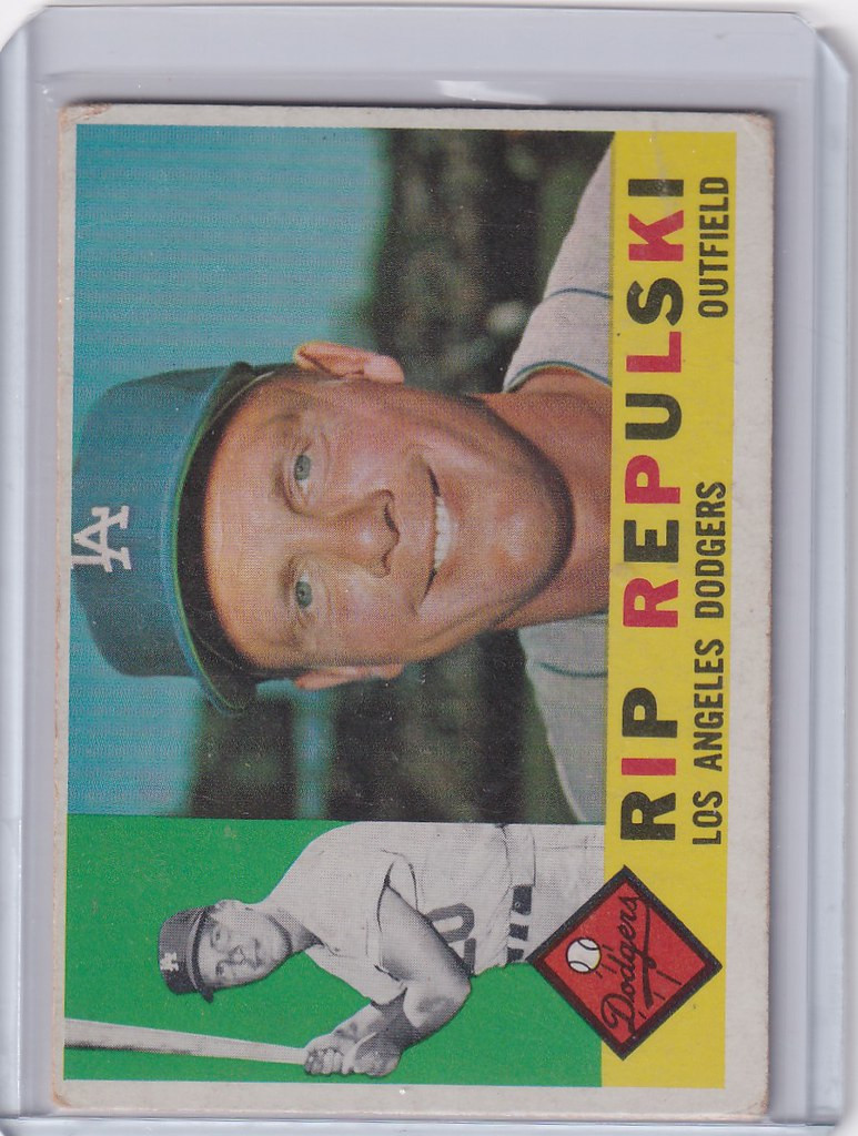 1960 Topps #265 Rip Repulski - Los Angeles Dodgers - Sportsamerica ...