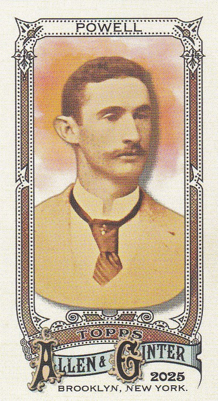 2025 Topps Allen & Ginter mini A&G back #251 Abner Powell Washington ...