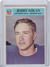 1966 Philadelphia Football #17 Jerry Logan - Baltimore Colts ...