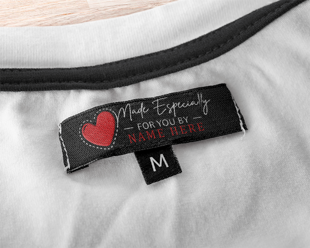 Woven Labels with Design | Woven Fabric Labels | Personalized Labels