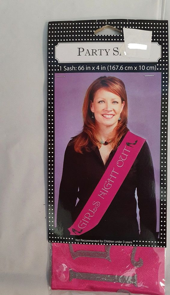 Sash Girls Night Out Pink - All Party Supplies