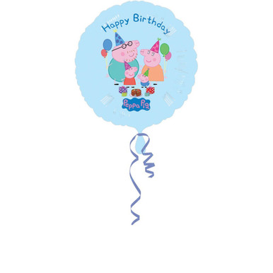 Balloon Foil 43cm Inflated Peppa Pig Family - All Party Supplies