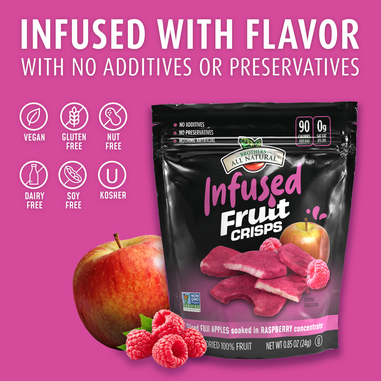 Fuji Apples Infused with Raspberry 8 Pack