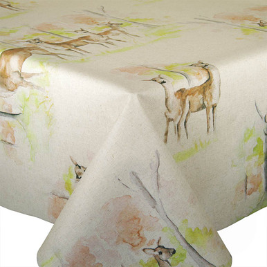 Valencia: Deer. Wipe Clean Tablecloth