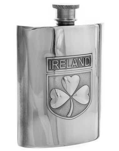 Irish Flask | Scottish Flask | Brittish Made Pewter