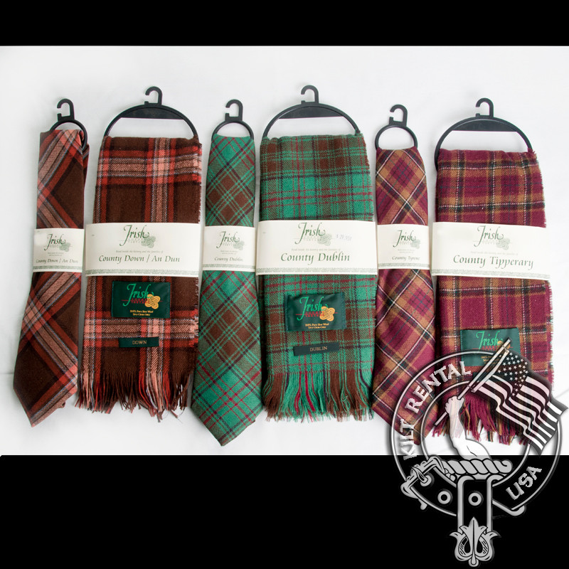 Irish Tartan Tie - Claymore Imports