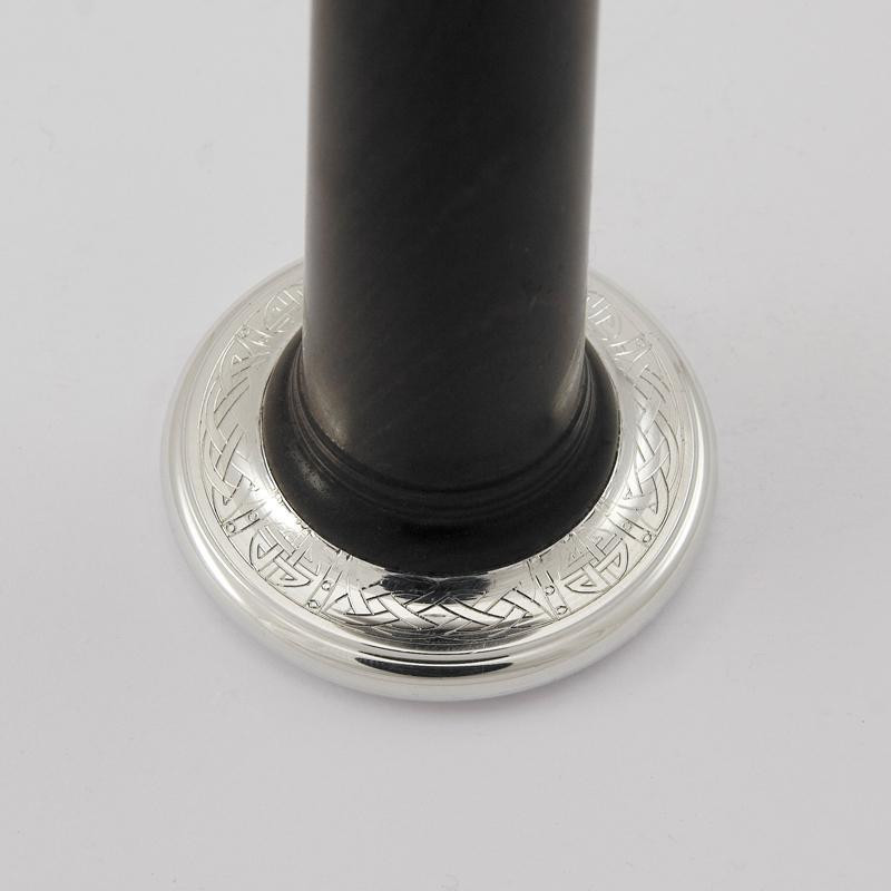 McCallum Long Blackwood Practice Chanter with Full Engraved Nickel