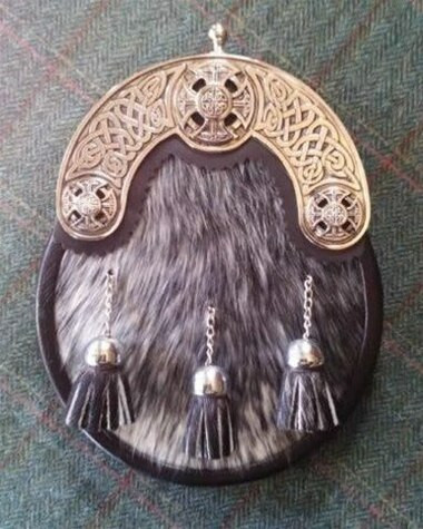 Celtic Stag Zebra Sporran