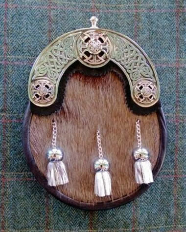 Celtic Stag Zebra Sporran