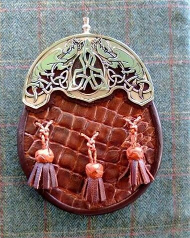 Celtic Stag Zebra Sporran