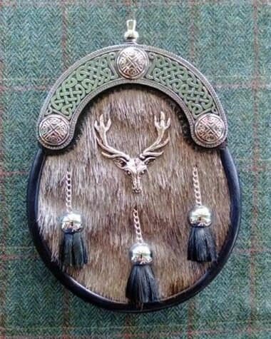 Celtic Stag Zebra Sporran