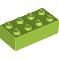 Brick 2x4 (Lime)