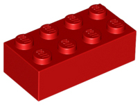 Brick 2x4 (Red)