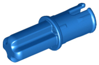 Technic, Axle Pin with Friction Ridges Lengthwise (Blue)