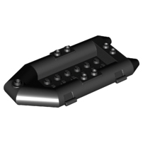 Boat, Rubber Raft, Small (Black)