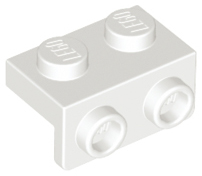 Bracket 1x2 - 1x2 (Light Bluish Gray)