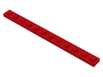 Plate 1x12 (Red)