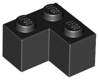 Brick 2x2 Corner (Light Bluish Gray)