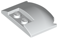 Wedge 3x4x2/3 Triple Curved (White)
