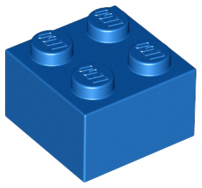 Brick 2x2 (Blue)