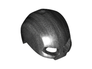 Minifigure, Headgear Helmet Mask (Pearl Dark Gray)
