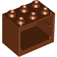 Container, Cupboard 2x3x2 (Reddish Brown)