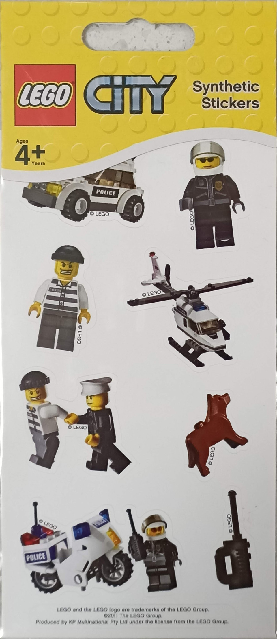 LEGO City Police Stickers (White)