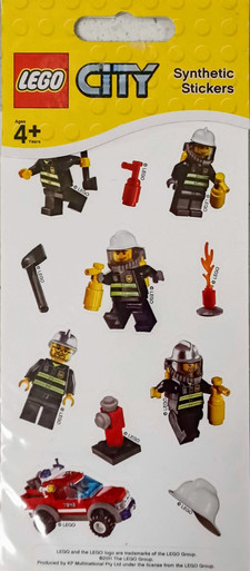 LEGO City Fire Stickers (White)