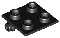 Hinge Brick 2x2 Top (Light Bluish Gray)