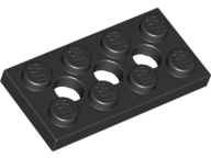 Plate, Modified 1x2 with Handle on Side - Free Ends (Light Bluish Gray)