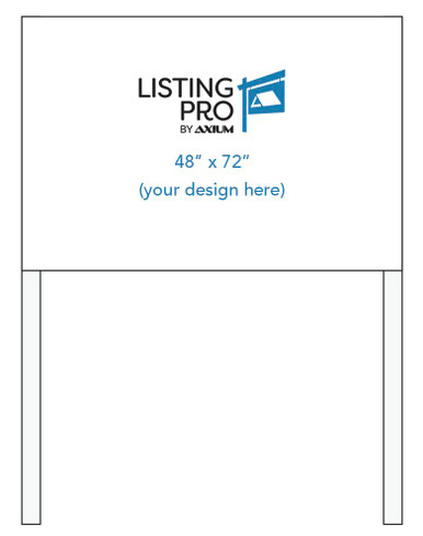 Buy Large 48"x72" Double Post Real Estate Signs in Denver, CO | Listing ...
