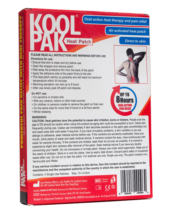 KoolPak Heat Patch | Physical Sports First Aid