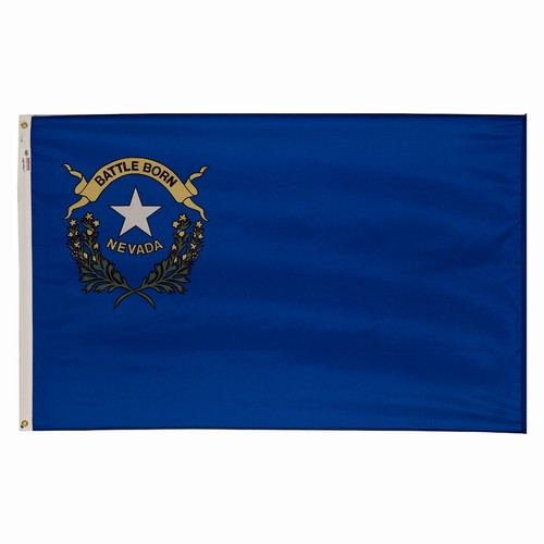 Nevada State Flag 3x5 Feet Spectramax Nylon by Valley Forge Flag ...
