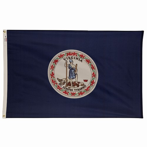 Virginia State Flag 3x5 Feet Spectramax Nylon by Valley Forge Flag ...