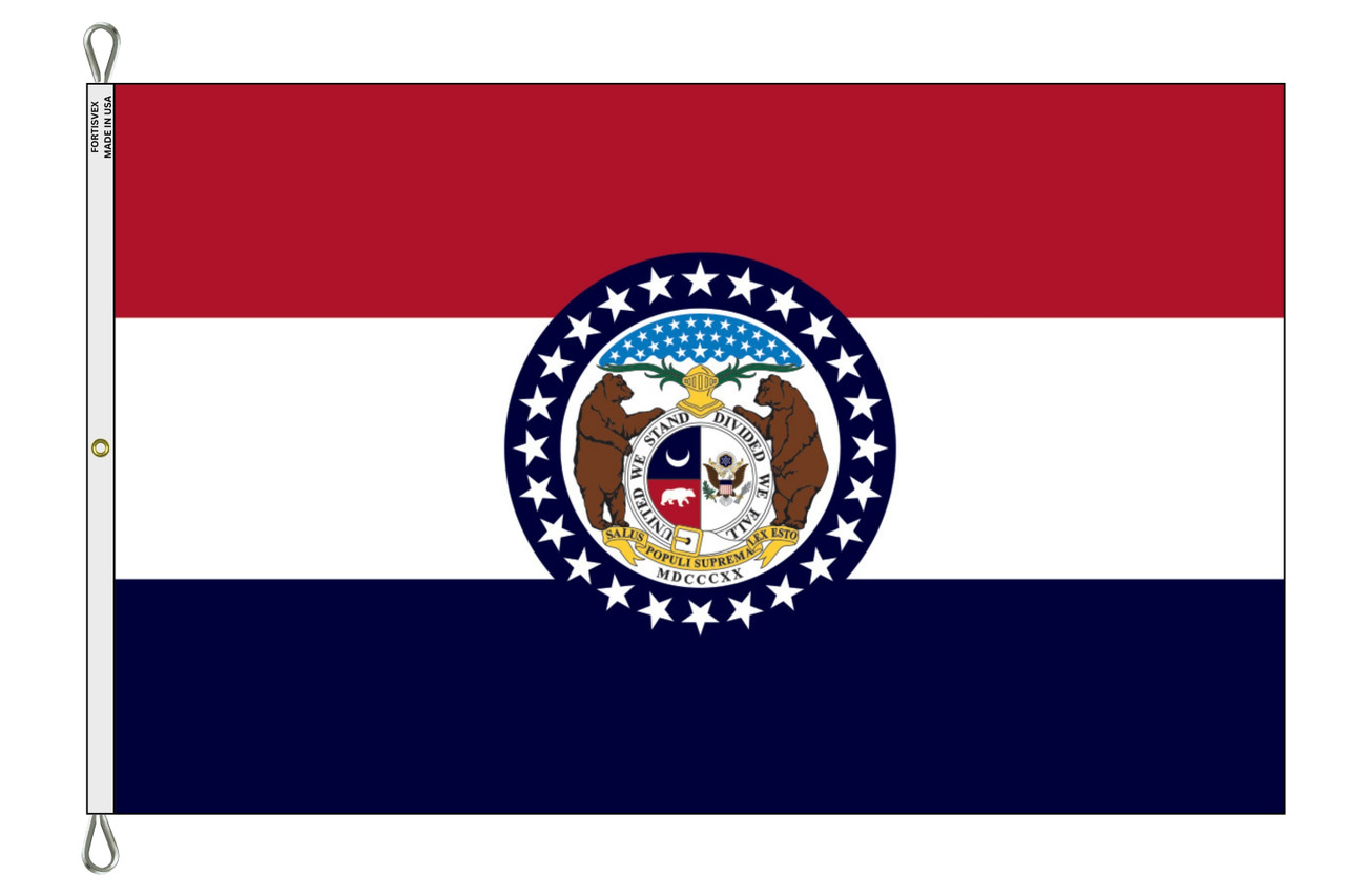 Missouri 10x15 Feet Nylon State Flag Made in USA