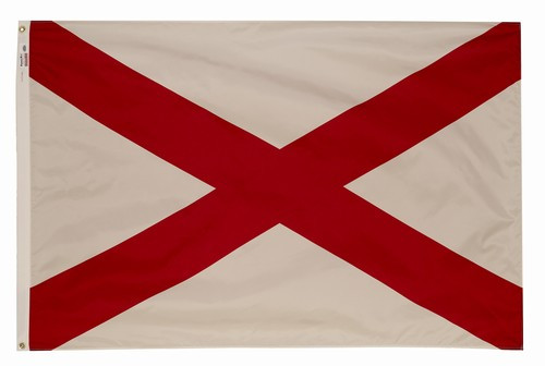 Alabama State Flag 4x6 Feet Spectramax Nylon by Valley Forge Flag ...