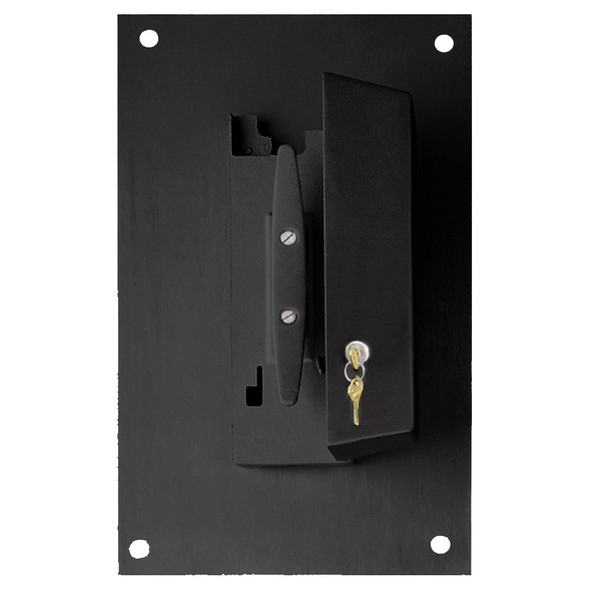 Wall Mounted Cleat Box with Cylinder Lock Silver 350114
