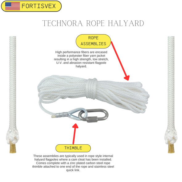 Flagpole Cleats, Halyard, Snaps & Accessories