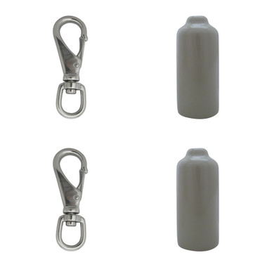 4-3/4 Inch Stainless Steel Swivel Snap with Large Eye Opening for ...