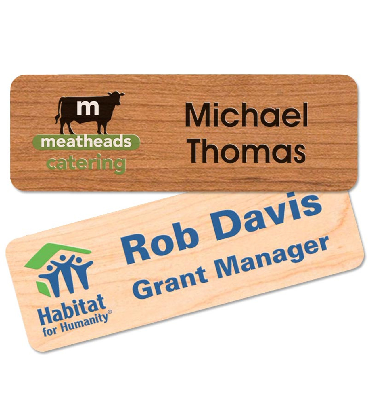 15 X 3 Full Color Name Badges Full Color Name Badges Classic Identity