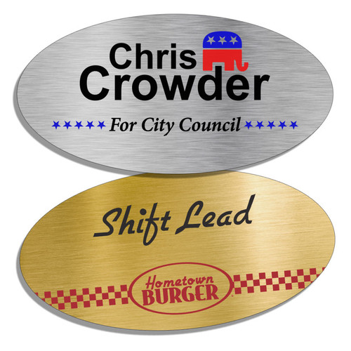 Full Color Or Printed Name Badges Page 1 Classic Identity