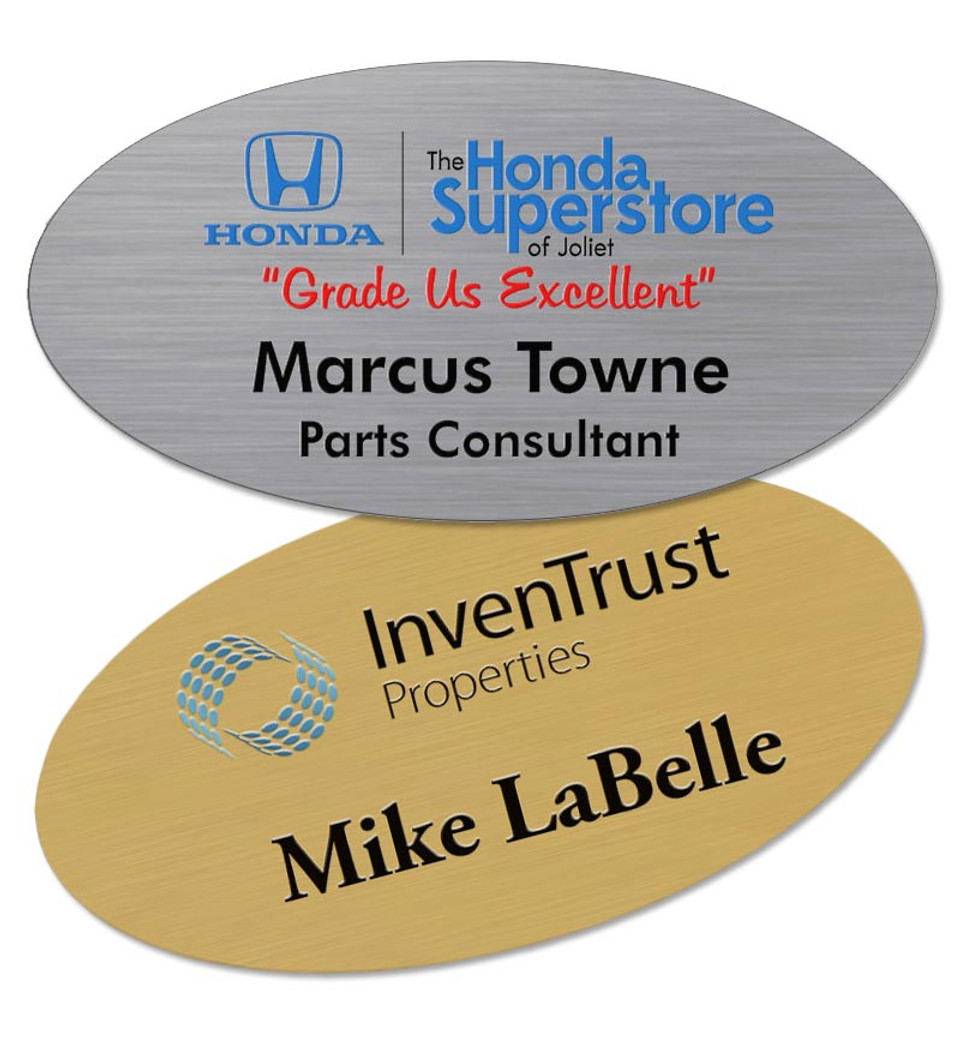 15 X 3 Full Color Name Badges Full Color Name Badges Classic Identity