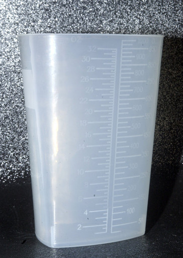 Graduated Container Triangular Polypropylene 1,000 mL (32 oz.)