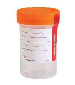 Specimen Container Cardinal Health 90 mL (3 oz.) Screw Cap Patient ...