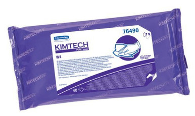Kimtech Pure W4 Surface Disinfectant Cleaner Premoistened Cleanroom ...