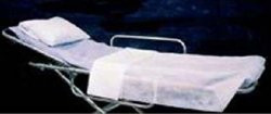 Stretcher Sheet Fitted Sheet 30 X 72 Inch Blue Disposable 50/CS