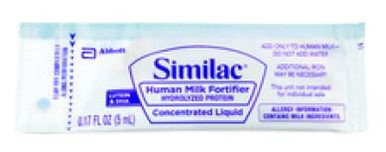 Human Milk Fortifier Similac® Unflavored 5 mL Individual Packet Liquid ...