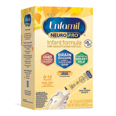 Infant Formula Enfamil NeuroPro Unflavored 17.6 Gram Individual Packet ...